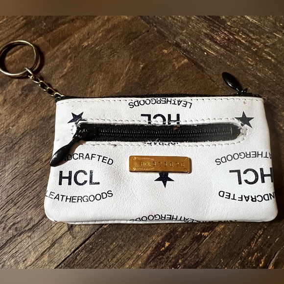 HCL Leather Goods | Accessories | Vintage Hcl Leather Goods Double Zip ...